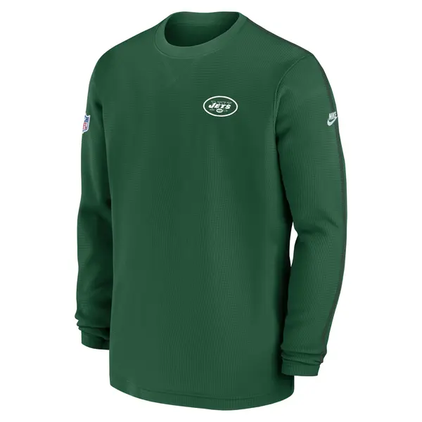 Nike New York Jets Sideline Logo Coach Long-sleeve Top - Green