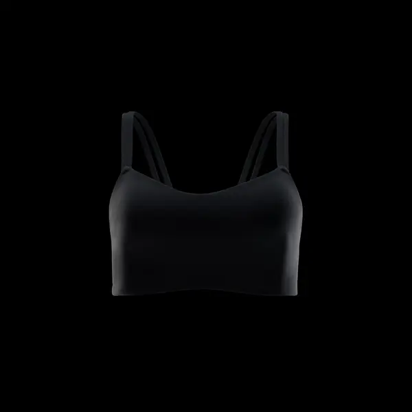 Nike Zenvy Strappy Light-support Padded Sports Bra - Black