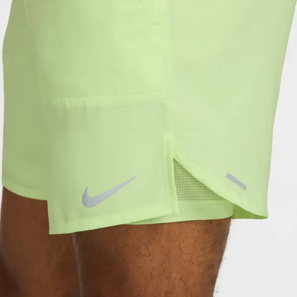 Nike Stride Dri-fit 7" 2-in-1 Running Shorts - Yellow