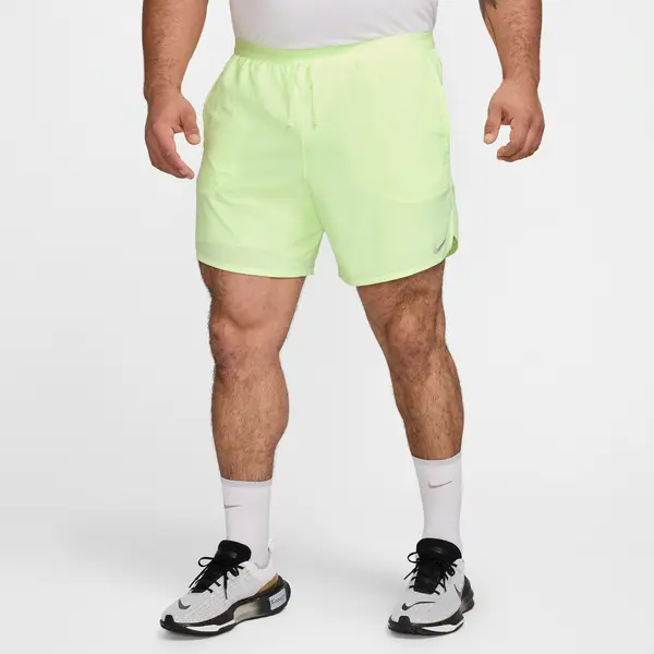 Nike Stride Dri-fit 7" 2-in-1 Running Shorts - Yellow