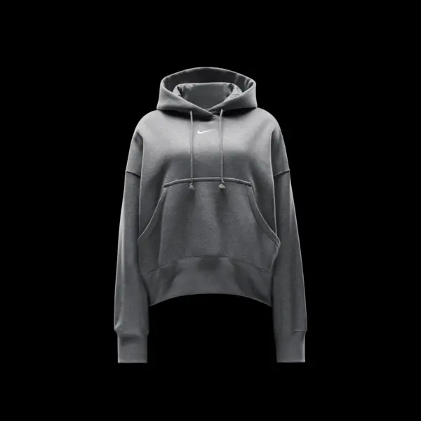 Nike Sportswear Phoenix Fleece Over-oversized Pullover Hoodie - Grey
