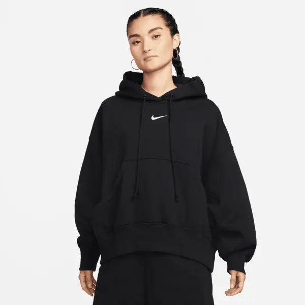 Nike Sportswear Phoenix Fleece Over-oversized Pullover Hoodie - Black