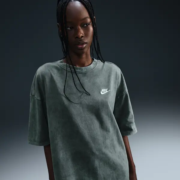 Nike Sportswear Essential Oversized T-Shirt In Green 12% Off