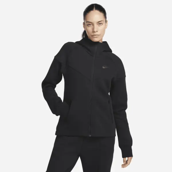 Nike Sportswear Tech Fleece Windrunner Full-zip Hoodie - Black