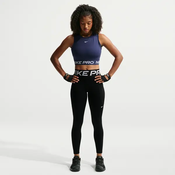 Nike Pro Sculpt High-waisted 7/8 Leggings With Pockets - Black