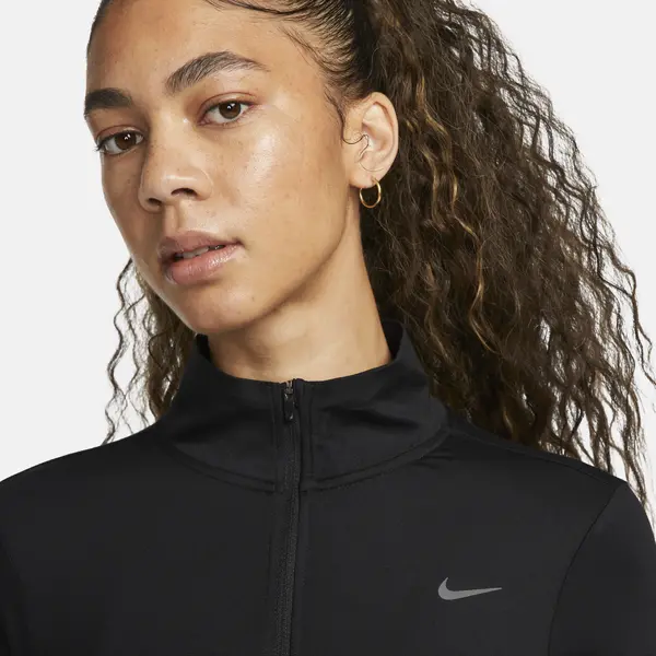 Nike Swift Element 1/4-zip Running Top - Black