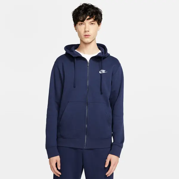 Nike Sportswear Club Fleece Full-zip Hoodie - Blue