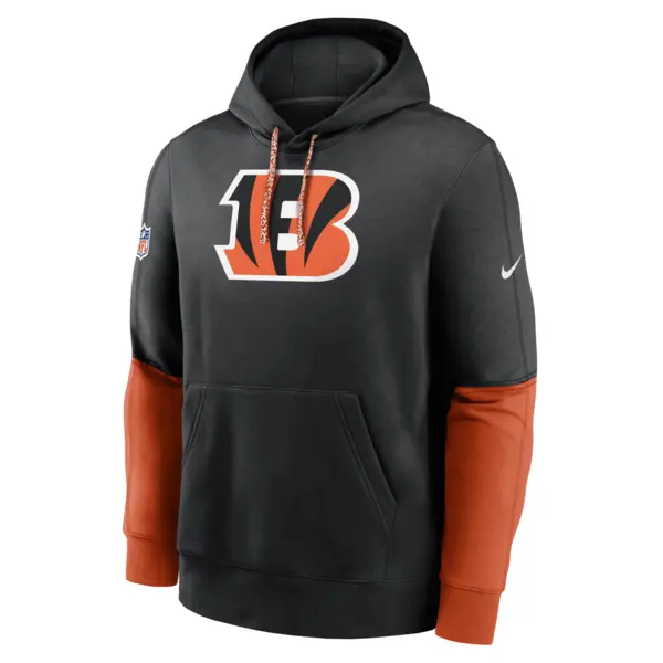 Nike Cincinnati Bengals Sideline Team Issue Club Nfl Pullover Hoodie