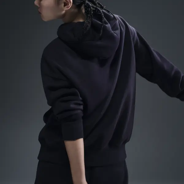 Nike Sportswear Phoenix Fleece Oversized Pullover Hoodie - Black