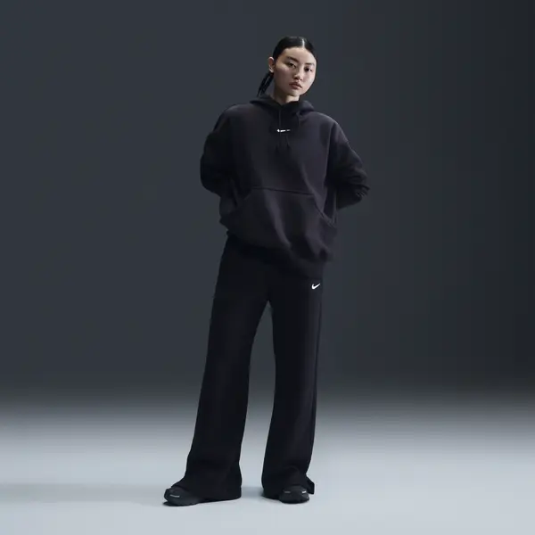 Nike Sportswear Phoenix Fleece Oversized Pullover Hoodie - Black