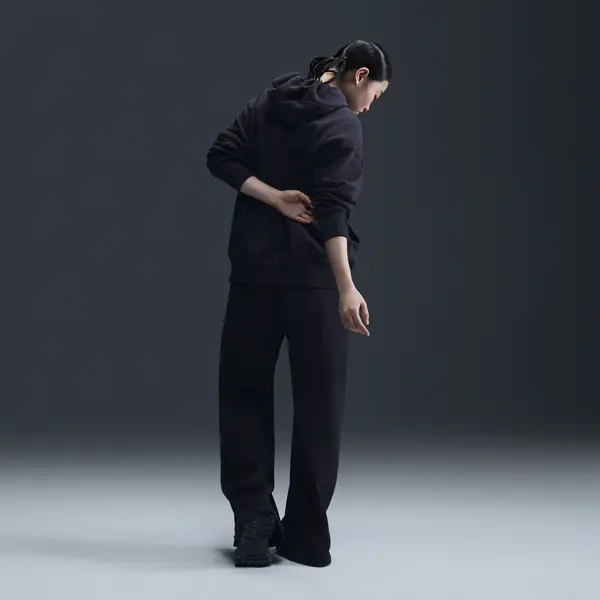 Nike Sportswear Phoenix Fleece Oversized Pullover Hoodie - Black