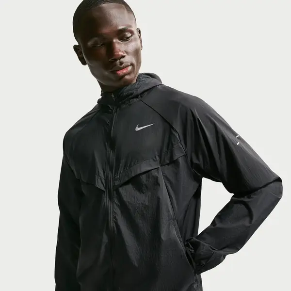 Nike Stride Repel Uv Running Jacket - Black