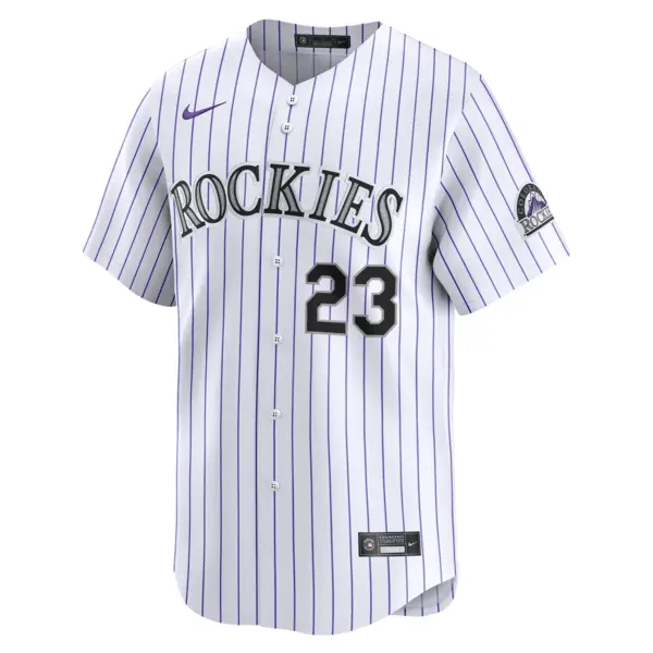 Nike Kris Bryant Colorado Rockies Dri-fit Adv Mlb Limited Jersey - White