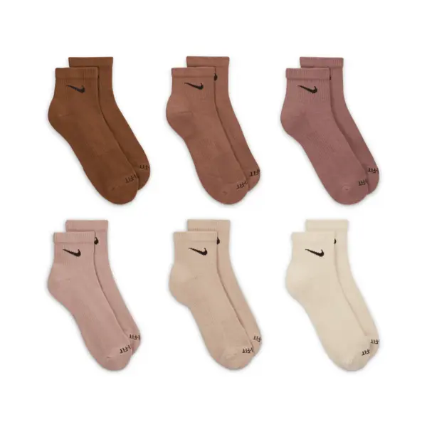 Nike Everyday Plus Cushioned Training Ankle Socks - Multicolor