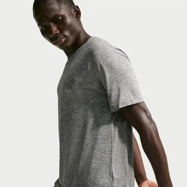 Nike Stride Dri-fit Adv Short-sleeve Running Top - Grey