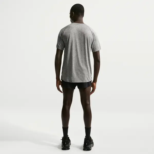 Nike Stride Dri-fit Adv Short-sleeve Running Top - Grey