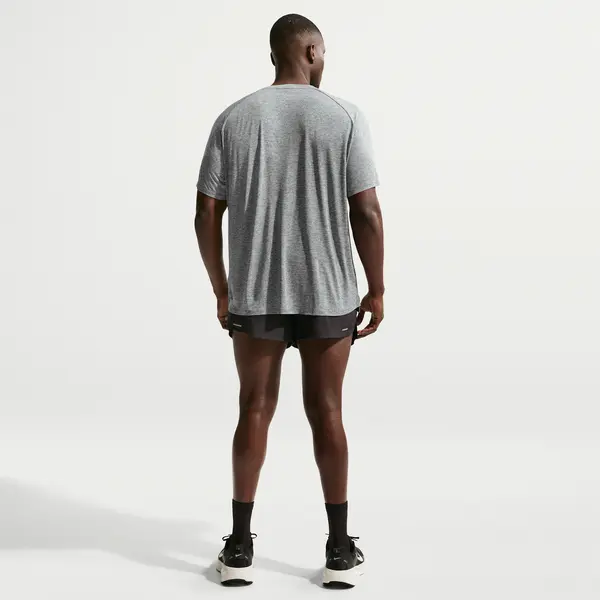 Nike Stride Dri-fit Adv Short-sleeve Running Top - Grey