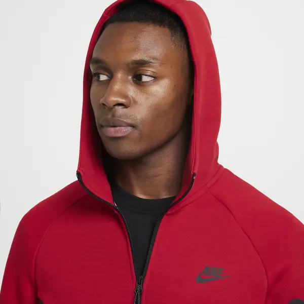 Nike Tech Fleece Windrunner Full-zip Jacket - Red