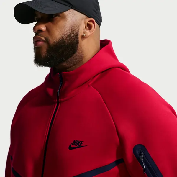 Nike Tech Fleece Windrunner Full-zip Jacket - Red