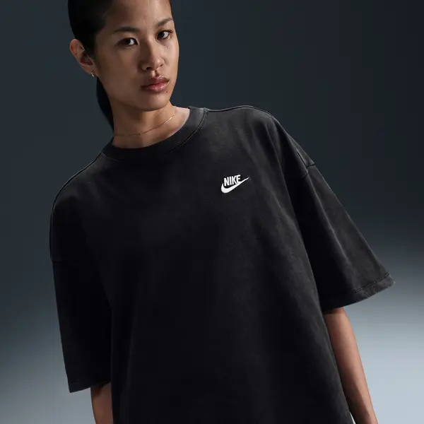 Nike Sportswear Essential Oversized T-Shirt In Black 14% Off - Main Image
