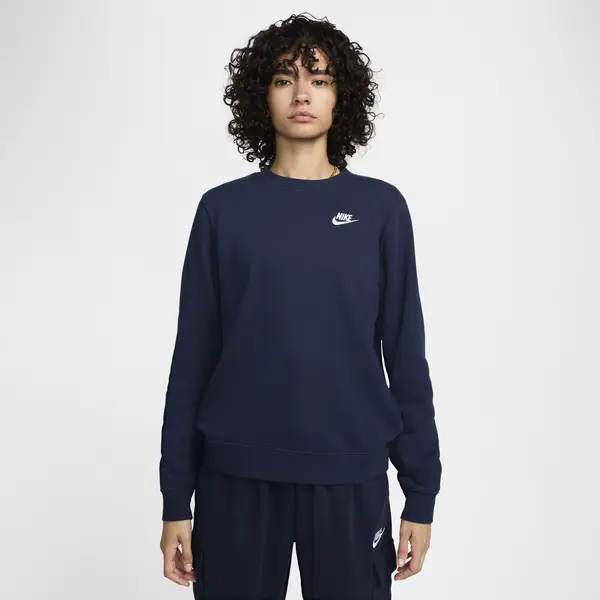 Nike Club Fleece Crew-neck Sweatshirt - Blue
