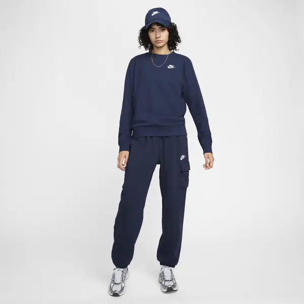 Nike Club Fleece Crew-neck Sweatshirt - Blue