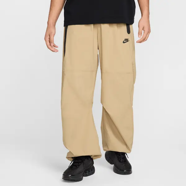 Nike Tech Woven Oversized Pants - Brown