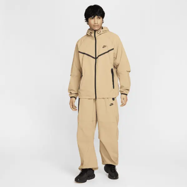 Nike Tech Woven Oversized Pants - Brown