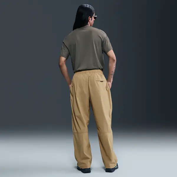 Nike Tech Woven Oversized Pants - Brown