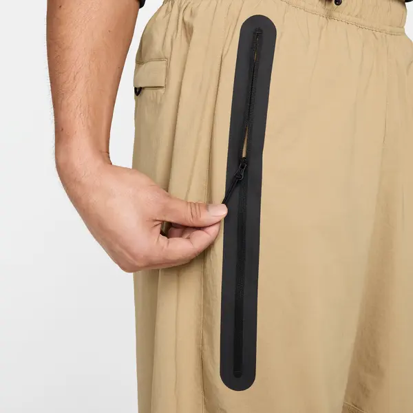 Nike Tech Woven Oversized Pants - Brown