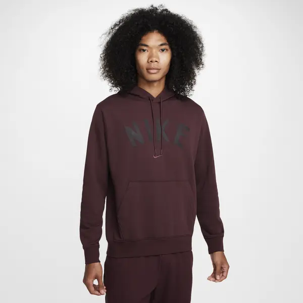 Nike Swoosh Dri-fit French Terry Pullover Hoodie - Red