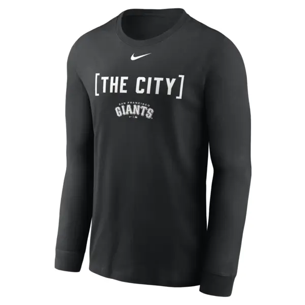 Nike San Francisco Giants Long-sleeve T-shirt - Black