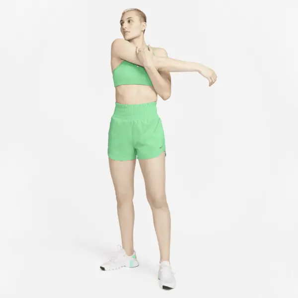 Nike Dri-fit One Ultra High-waisted 3" Brief-lined Shorts