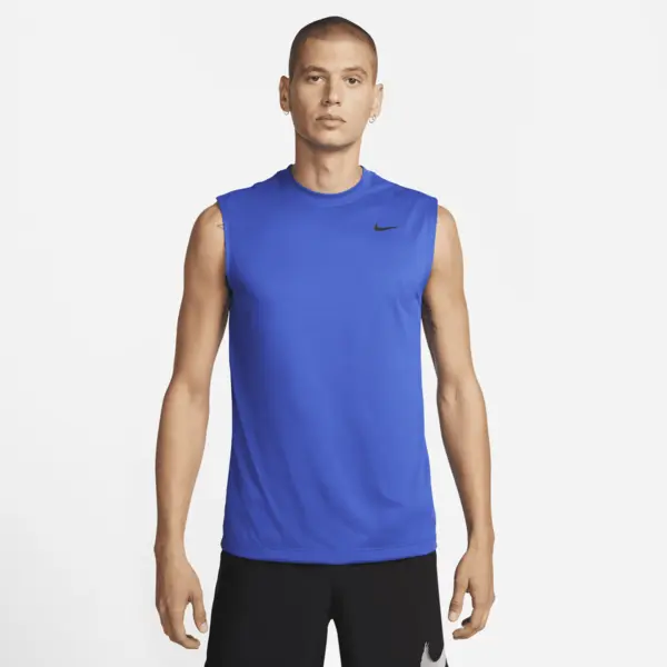 Nike Dri-fit Legend Sleeveless Fitness T-shirt - Blue