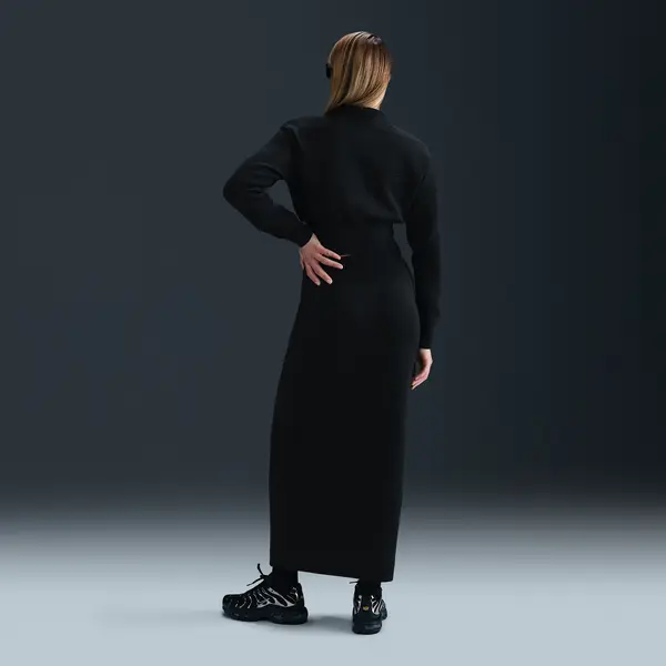 Nike Sportswear Tech Fleece Cropped 1/2-zip Top - Black