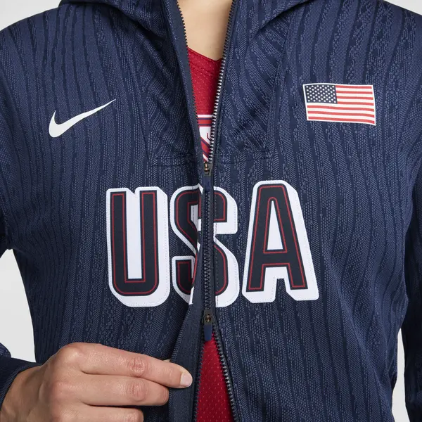Nike Usa Dri-fit Adv Basketball Game Jacket