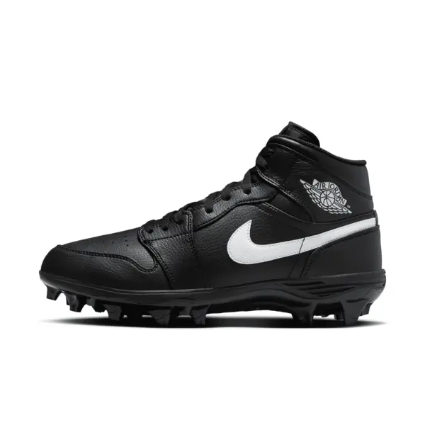 JORDAN 1 Mid Td Football Cleat - Black