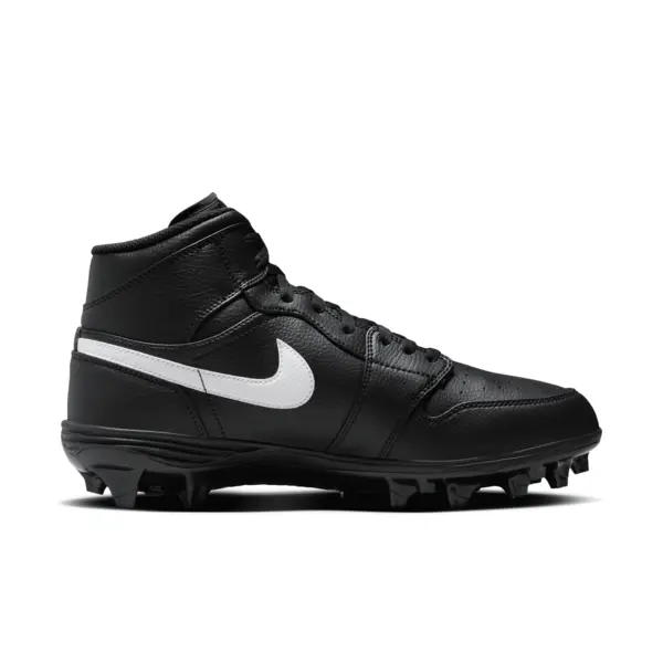 JORDAN 1 Mid Td Football Cleat - Black