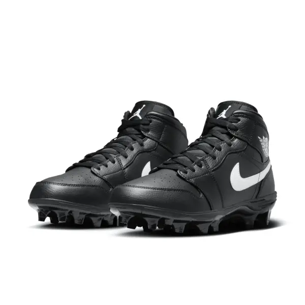 JORDAN 1 Mid Td Football Cleat - Black