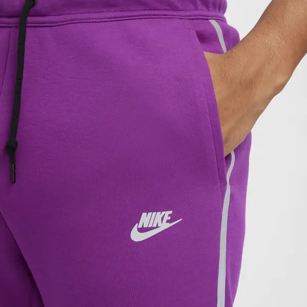 Nike Tech Reflective Details Fleece Jogger Pants - Purple