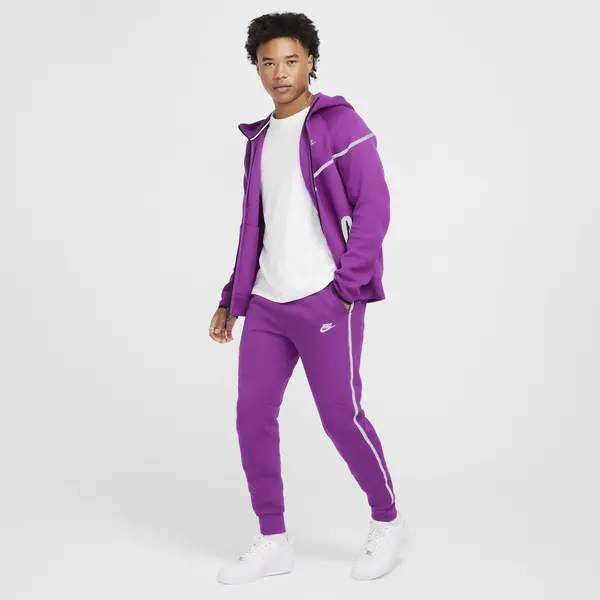 Nike Tech Reflective Details Fleece Jogger Pants - Purple