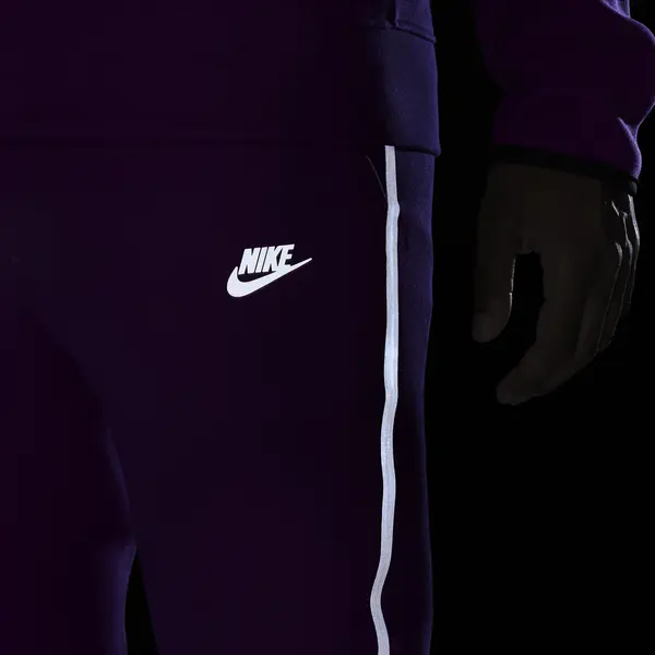 Nike Tech Reflective Details Fleece Jogger Pants - Purple