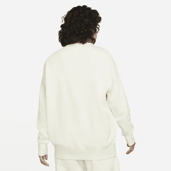 Nike Phoenix Fleece Oversized Crew-neck Sweatshirt - White