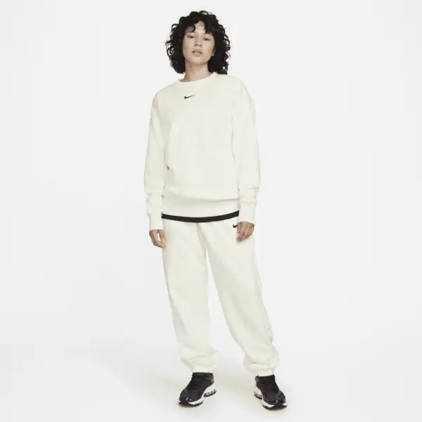 Nike Phoenix Fleece Oversized Crew-neck Sweatshirt - White