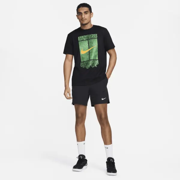 Nike Court Tennis T-Shirt - Black | Editorialist