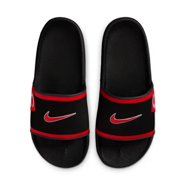 Nike Offcourt Cincinnati Reds Slides - Black | Editorialist display picture 1