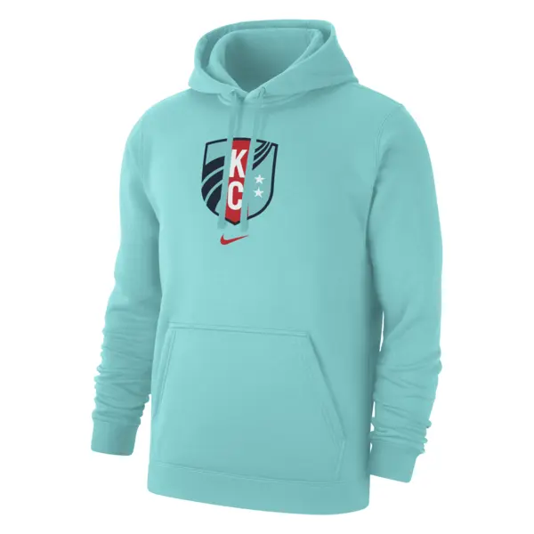 Nike Kansas City Current Club Fleece Nwsl Pullover Hoodie
