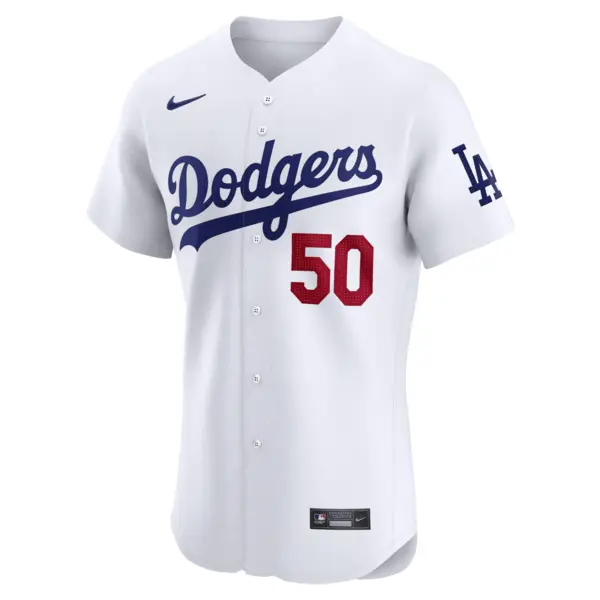 Nike Mookie Betts Los Angeles Dodgers Mlb Elite Jersey White
