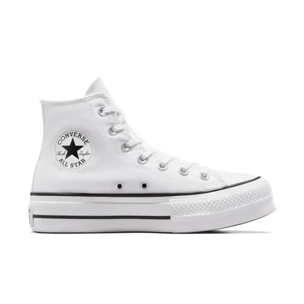 CONVERSE Chuck Taylor All Star Lift Platform Canvas Shoes - White