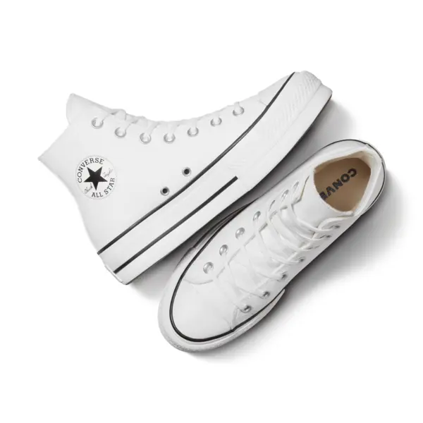 CONVERSE Chuck Taylor All Star Lift Platform Canvas Shoes - White